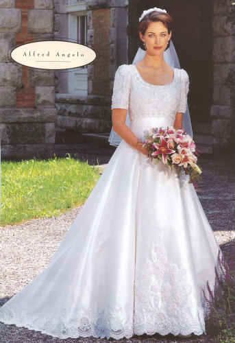 Alfred Angelo Bridal Spring Collection 1999 page 76A Nearly Newlywed