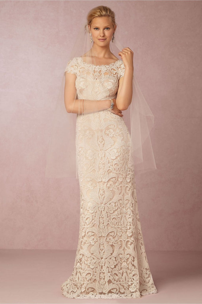 BHLDN August Gown by Tadashi Shoji – Nearly Newlywed