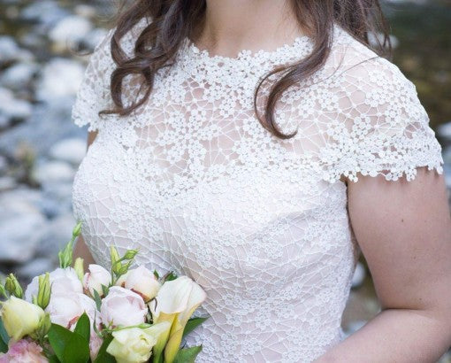 BHLDN Nova Lace Gown – Nearly Newlywed