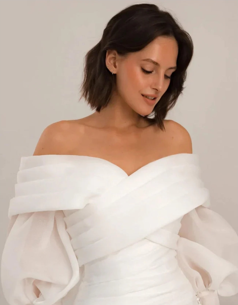 Other Olivia Botega-Organza Blouse Audrey Ling Sleeve – Nearly Newlywed