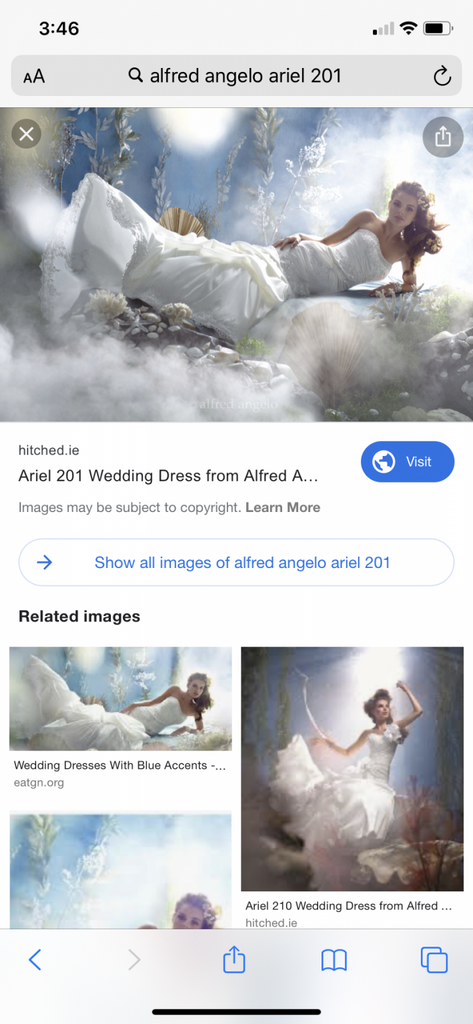 Alfred Angelo Disney Ariel #201 – PreOwnedWeddingDresses