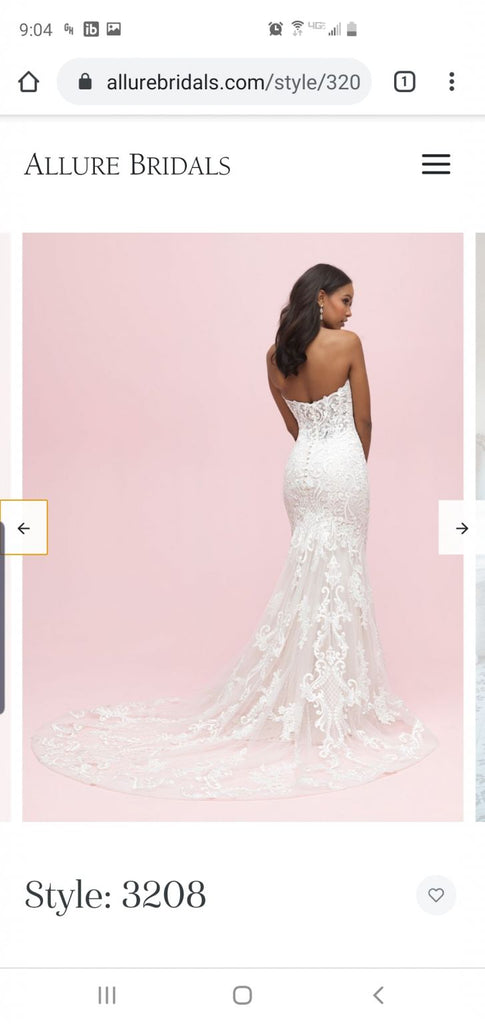 Allure Bridals 3208 – Nearly Newlywed