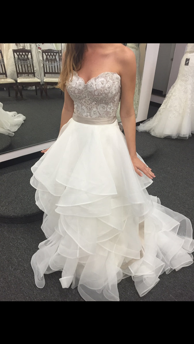 BHLDN Maelin corset and horsehair skirt – Nearly Newlywed