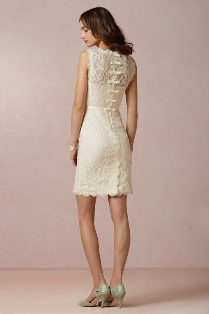 BHLDN Skylar Sheath – Nearly Newlywed