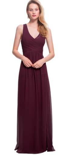 Bill Levkoff LEVKOFF Back Cutout Chiffon Gown – Nearly Newlywed