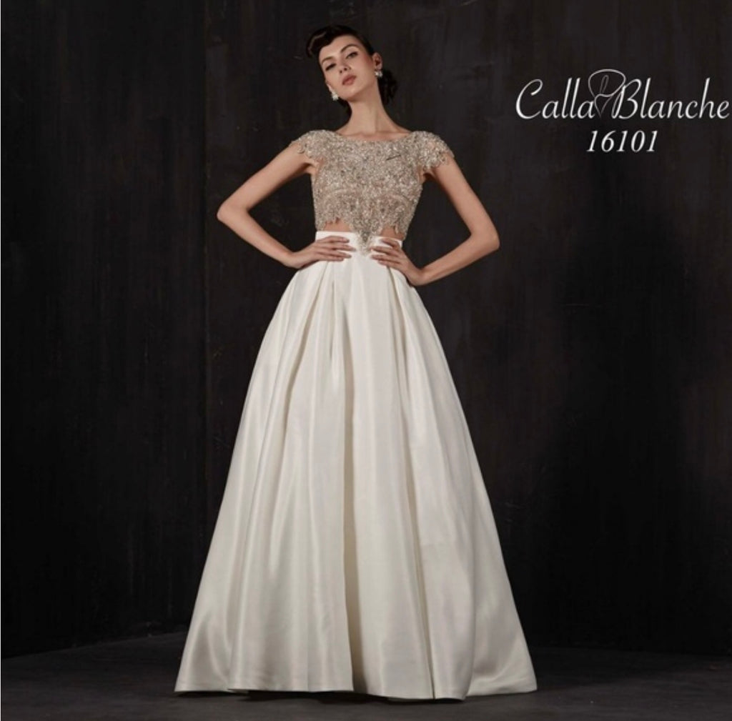 Calla Blanche 16101/ celeste – Nearly Newlywed