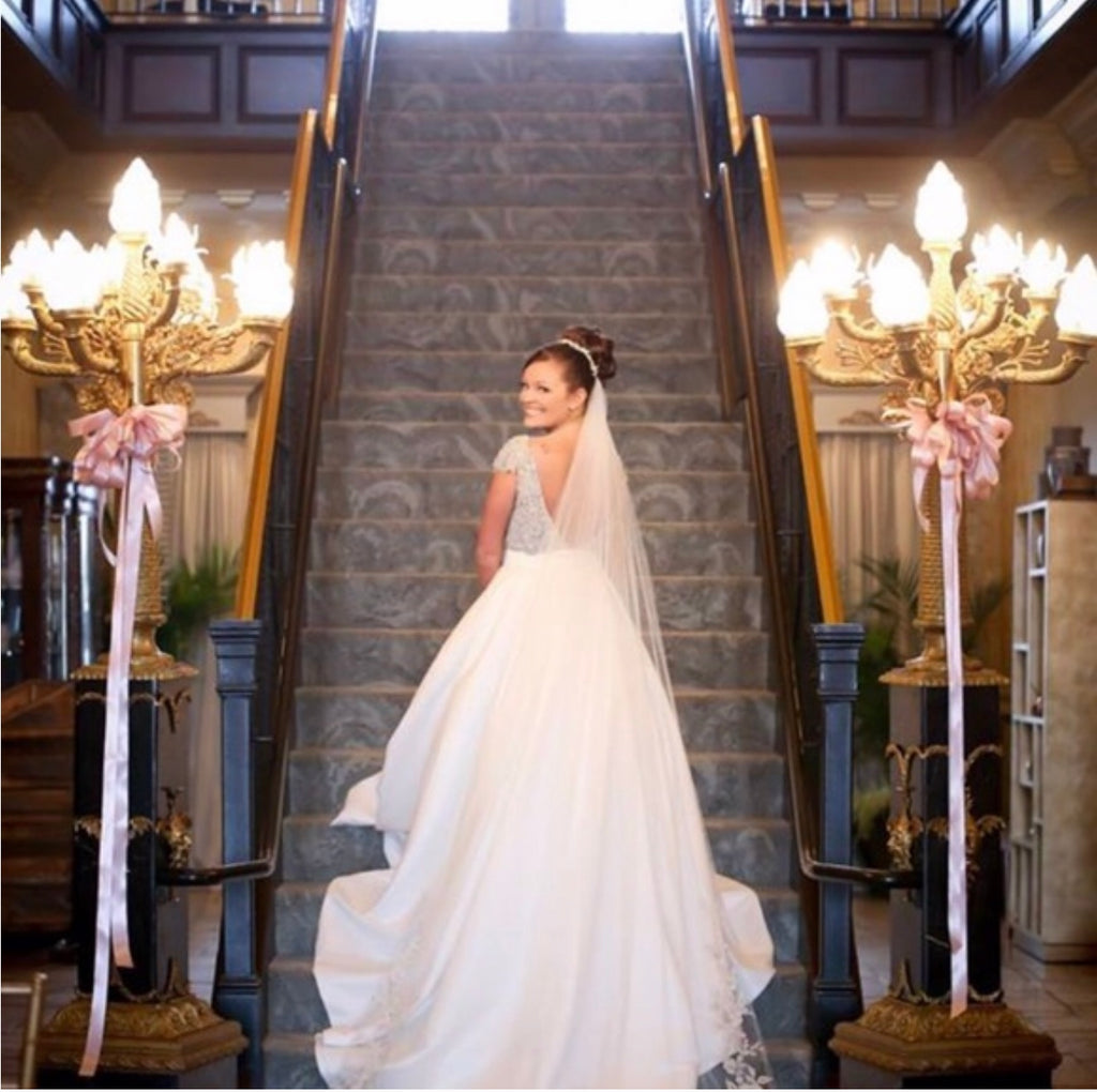 Calla Blanche 16101/ celeste – PreOwnedWeddingDresses