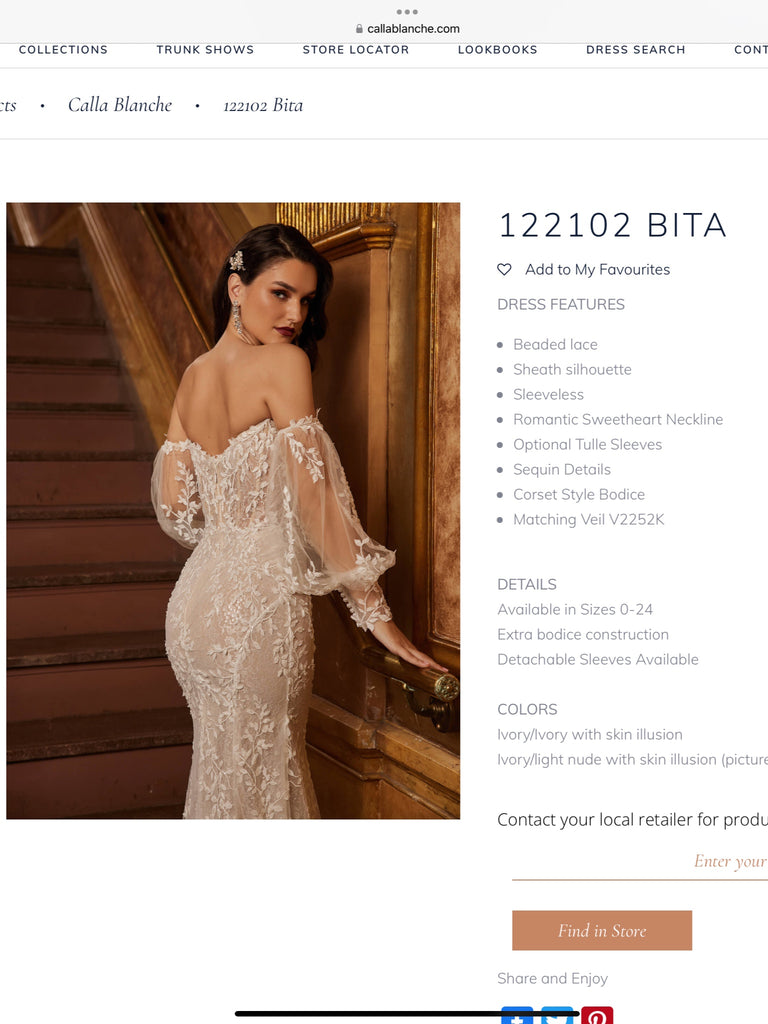 Calla Blanche 122102 Bita – Nearly Newlywed