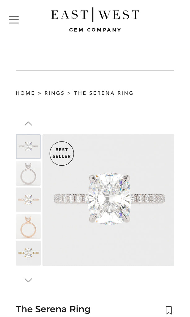 East West Gem Co. The Serena Ring (2.8 carat) – PreOwnedWeddingDresses