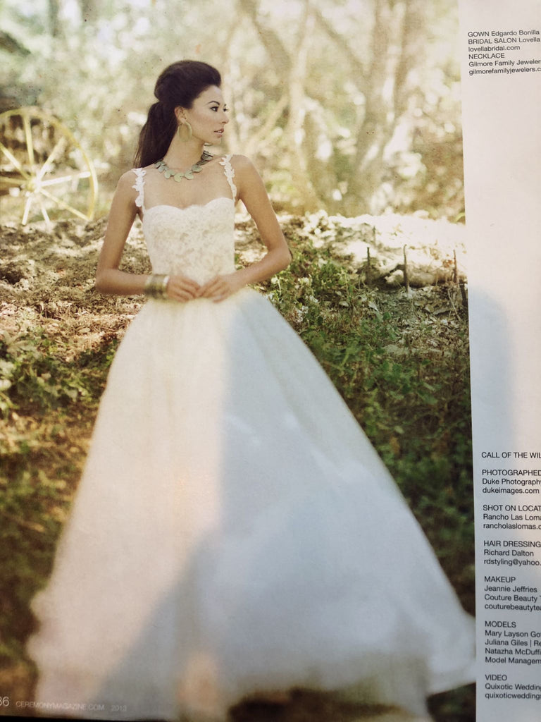 Edgardo Bonilla size 2/MM, Ivory, Style 1012L-Angie, – Nearly Newlywed