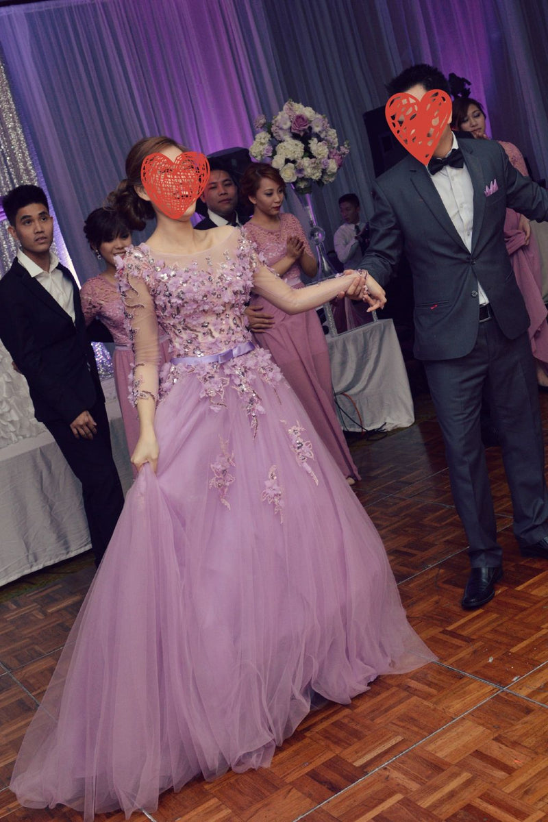 Elie Saab Purple – Nearly Newlywed