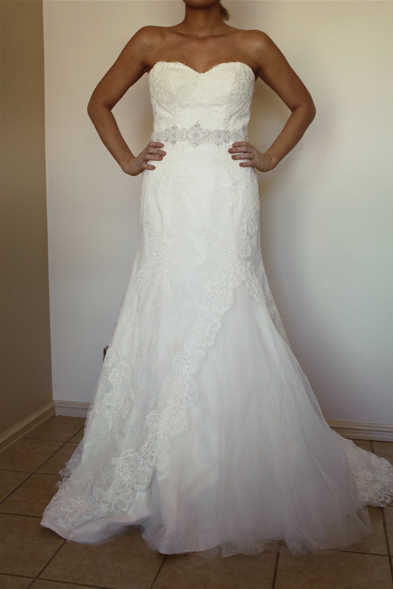 Essense of Australia D1418-DP – Nearly Newlywed