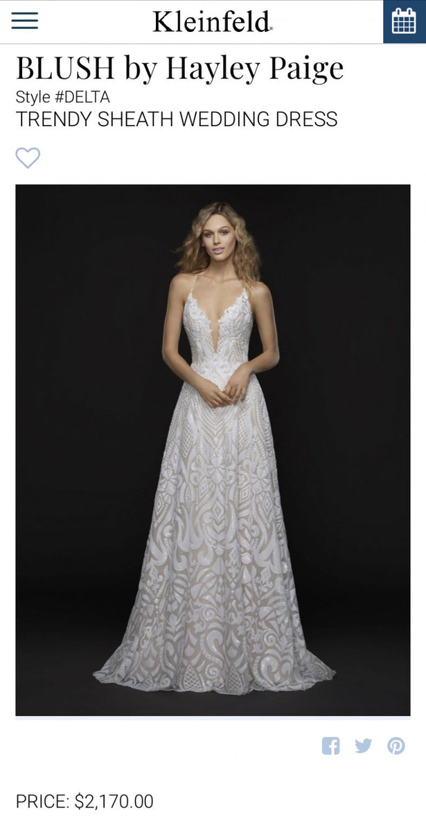 Hayley Paige Style 1751 Delta – PreOwnedWeddingDresses
