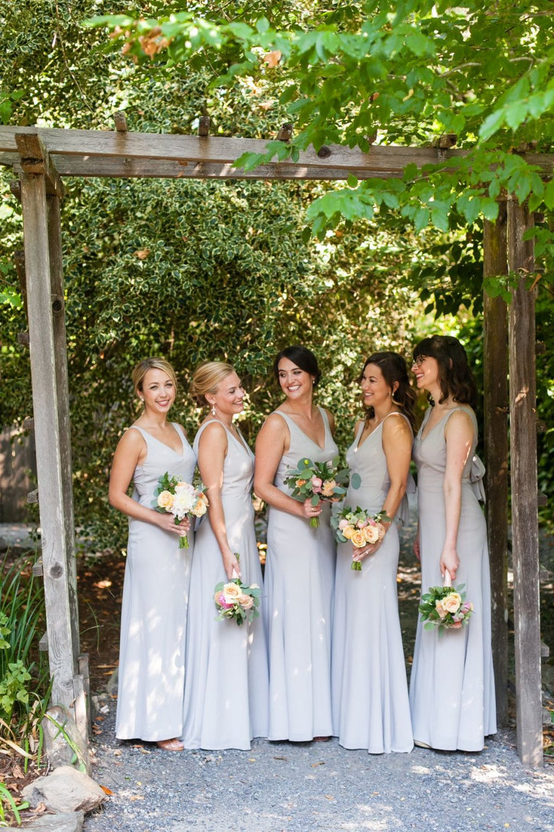 Jenny Yoo Delaney Dress, Alpine Stretch Crepe - 1711 – Nearly Newlywed