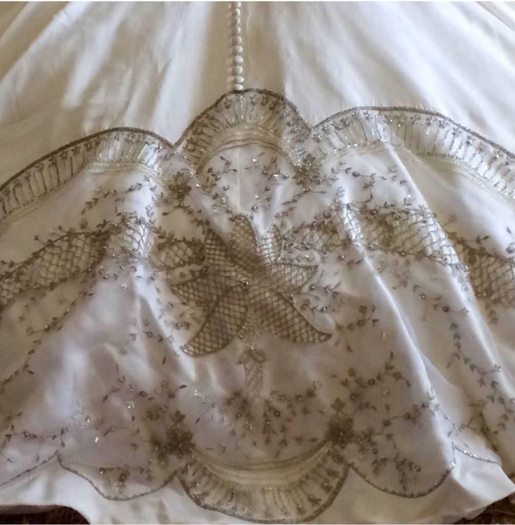 Kenneth Pool Dutchess Satin Ballgown – PreOwnedWeddingDresses