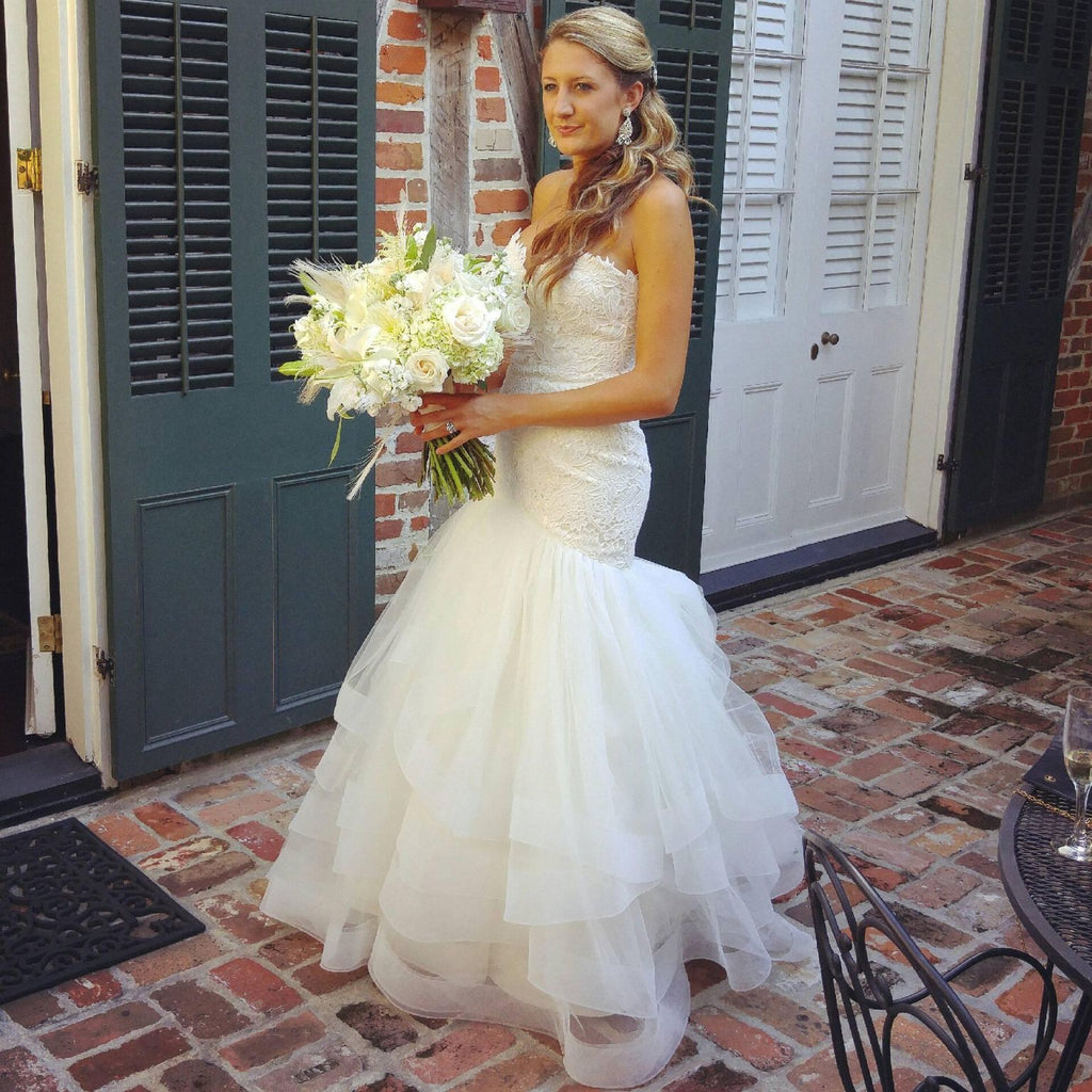 Lazaro Tara Keely Sweetheart Mermaid gown TK2400 – Nearly Newlywed