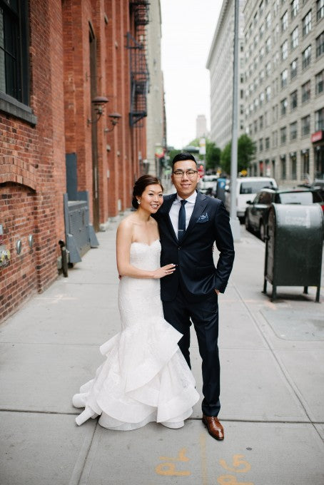 Monique Lhuillier Raven – Nearly Newlywed