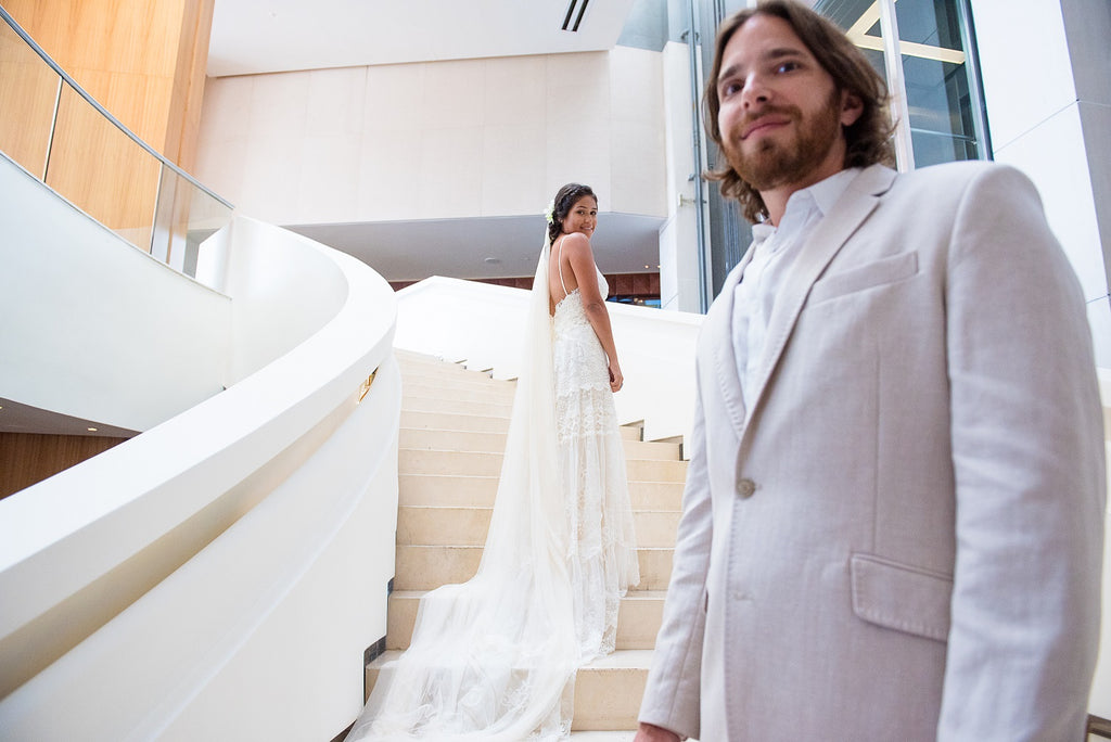 Other Yolan Cris - Model Angie (Veil Included) – Nearly Newlywed