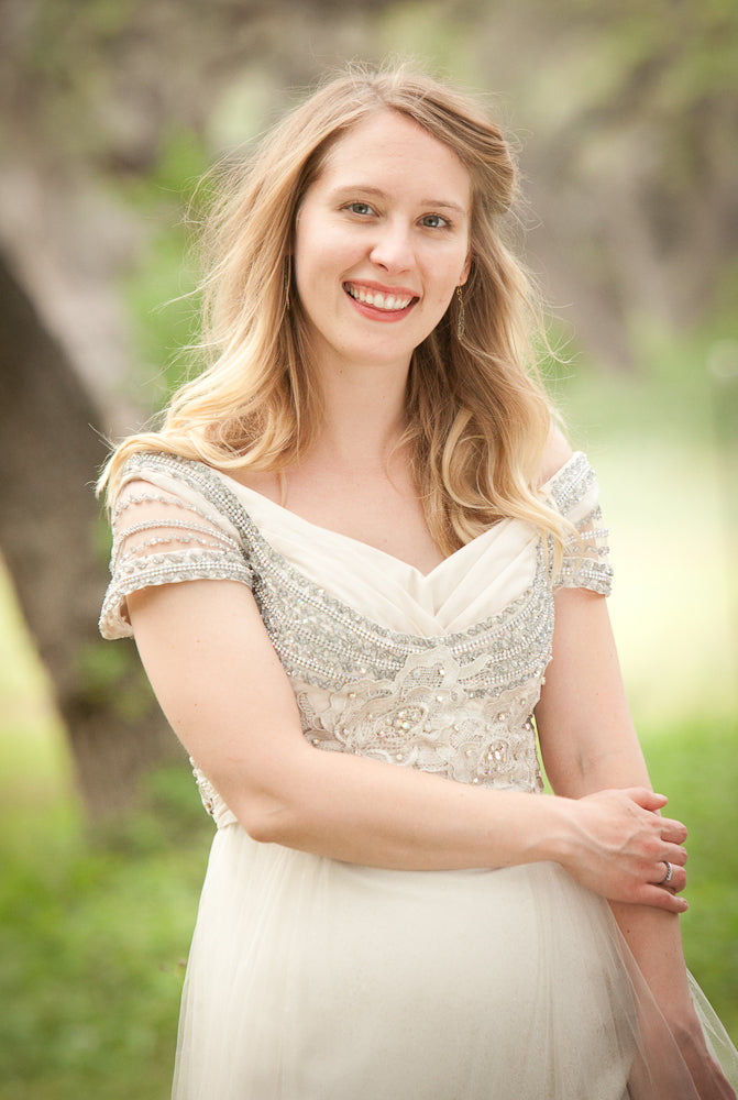 Other Elliot Claire London Off-White Tulle Overlay Dress – Nearly Newlywed