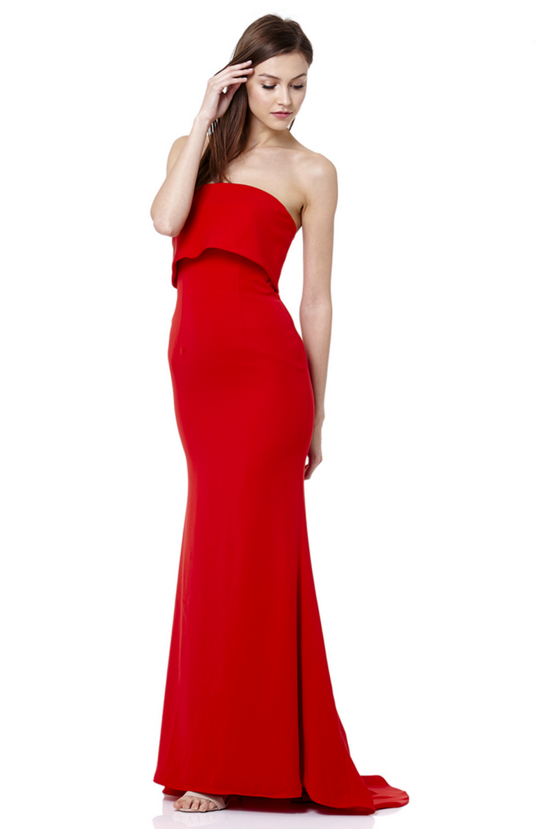 Other Jarlo Blaze Red Fishtail Dress – Nearly Newlywed