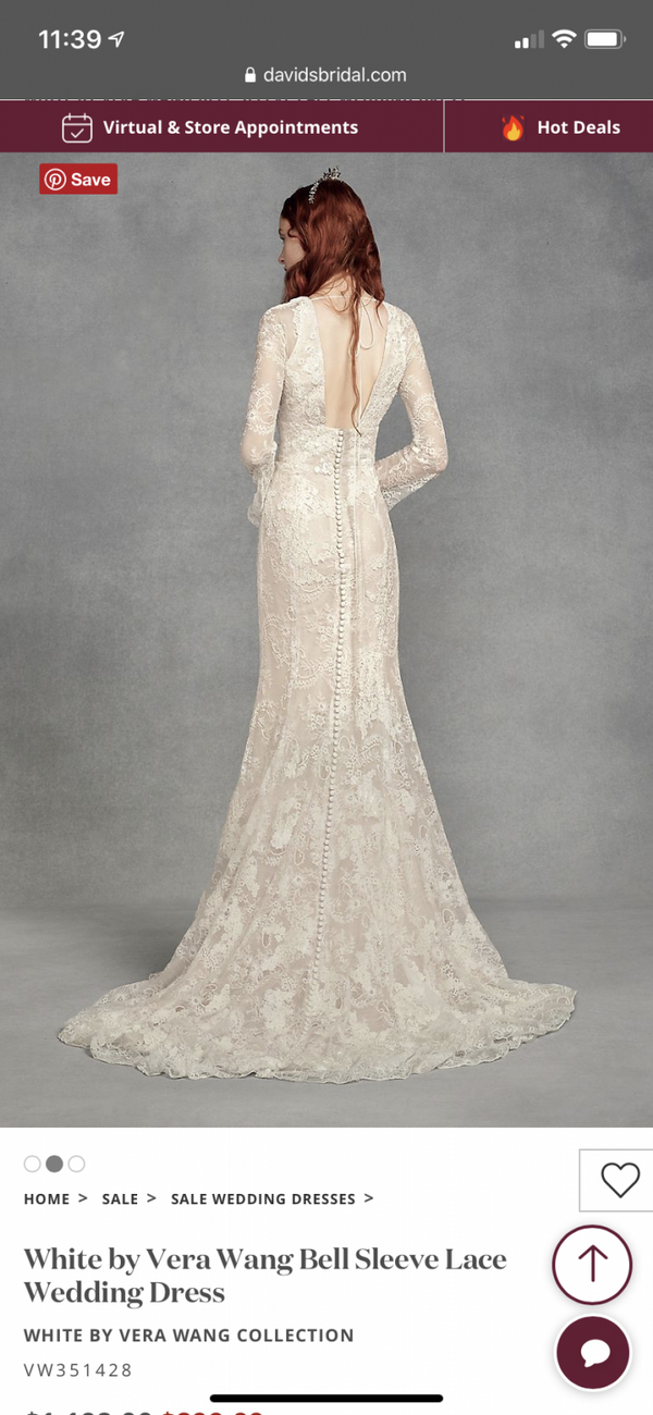 Vera Wang White VW351428 – Nearly Newlywed Vera Wang White VW351428 – Nearly Newlywed