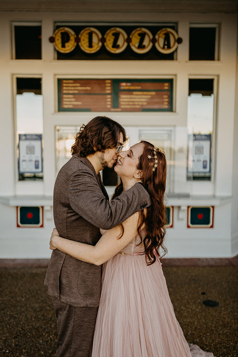 Watters Viv Gown Blush – Nearly Newlywed