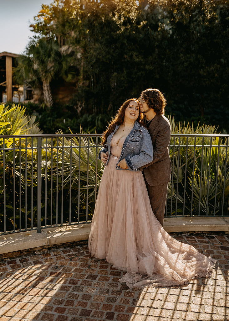 Watters Viv Gown Blush – Nearly Newlywed